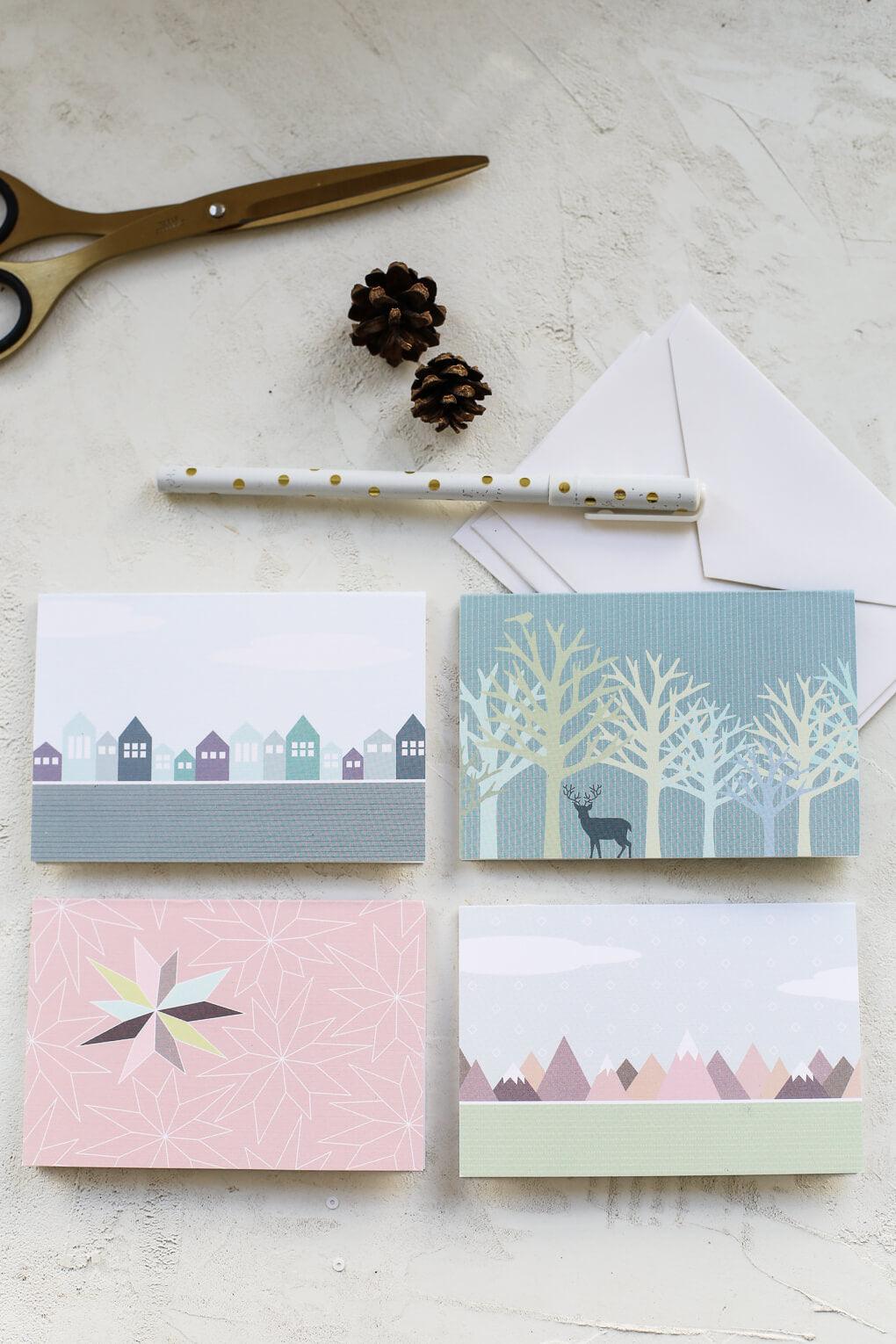 Scandinavian Design Note Cards Set – Shlomit Ofir